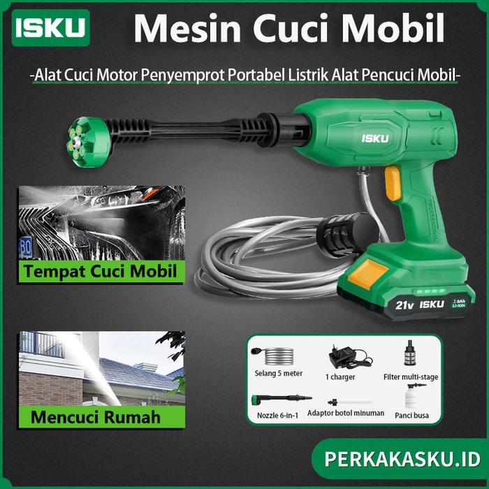 Promo Isku Jet Cleaner Mesin Cuci Mobil Alat Cuci Motor Penyemprot ...
