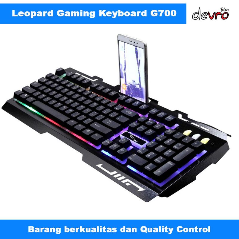 Keyboard PC Laptop - Gaming Keyboard dgn LED - Leopard G700 - Shop ...