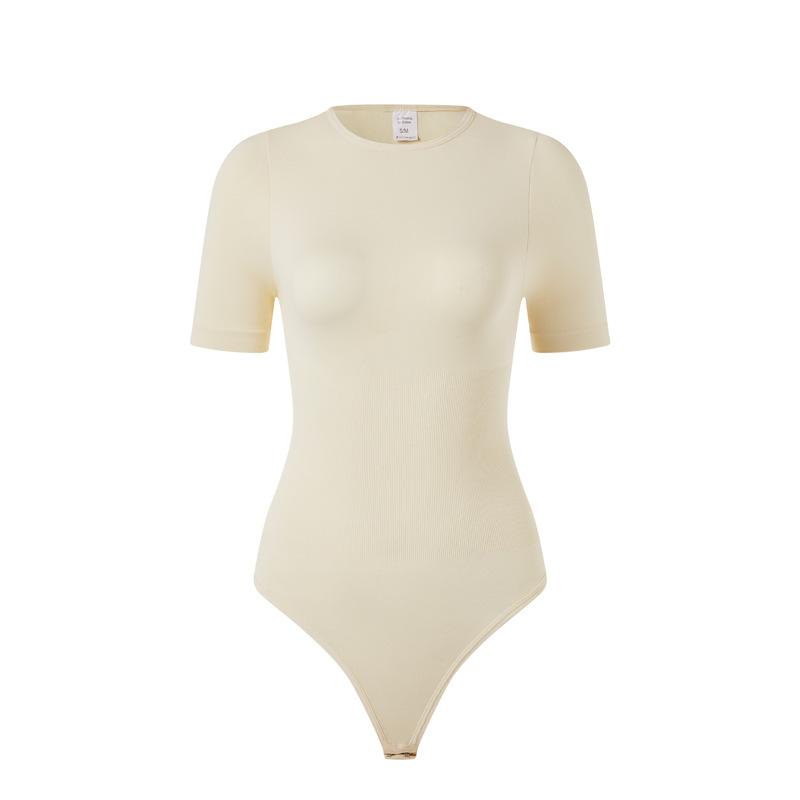 Short-sleeved jumpsuit Shapewear 2024 new fashion satile single ...