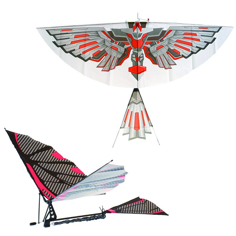 18Inches Bamboo imitate birds assembly flapping wing flight plane ...