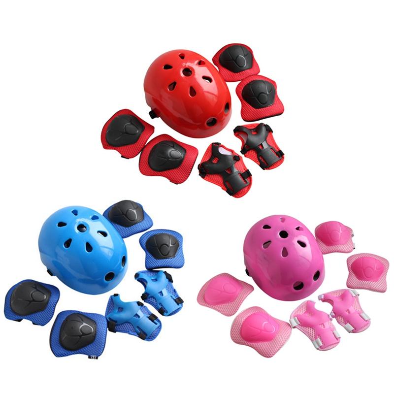 Set Topi Keledar Papan Skate, untuk Kanak-kanak berumur 3-8 Tahun ...