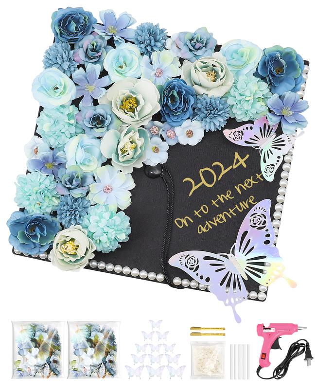 [ Free Ship ] Graduation Cap Decorations Kit – DIY Grad Cap Supplies ...
