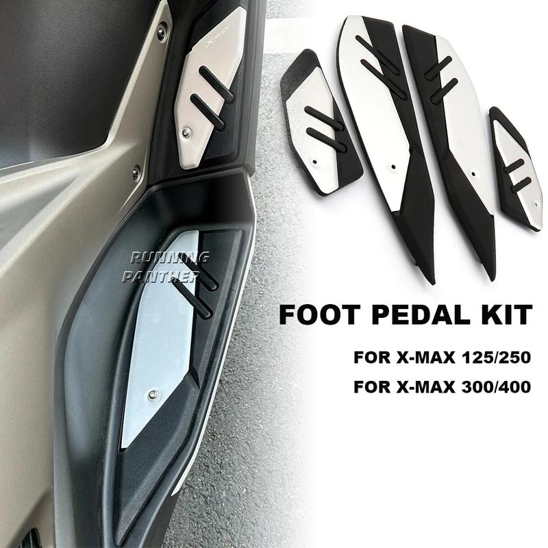 XMAX 2023 Foot Pegs Motorcycle Skidproof Pedal Footrest Footpads ...