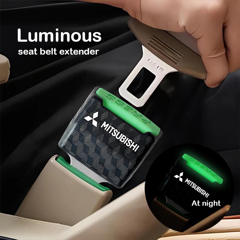 Luminous car extension belt conversion plug car seat belt clip extender ...
