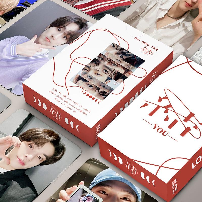 55pcs/box EN-HYPEN 3RD Japan Album -YOU- Photocards HEESEUNG JAKE JAY ...