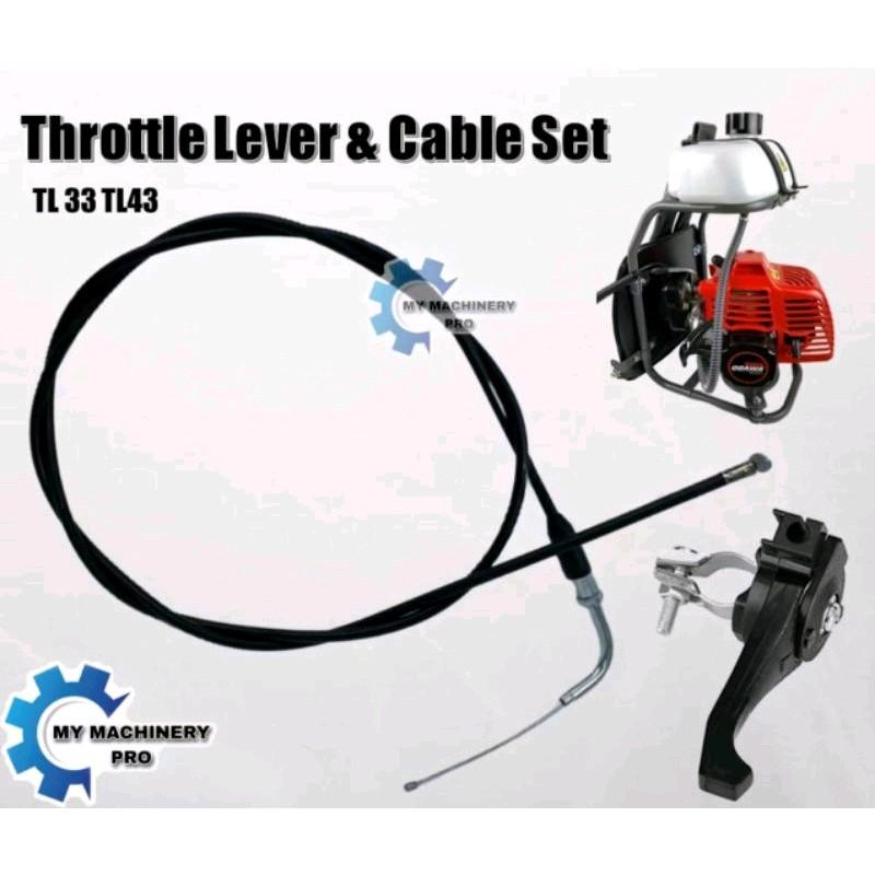 TL33 TL43 BG330 THROTTLE CABLE WITH THROTTLE LEVER TB33 TB43 - TikTok ...