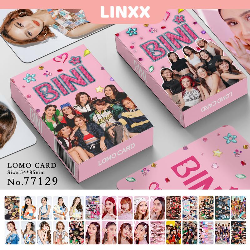 LINXX 30 Pcs BINI Album Lomo Card Kpop Photocards Postcard - TikTok ...