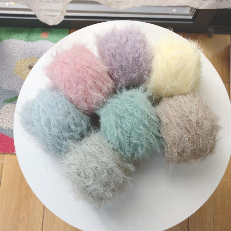 50g/Roll Practical Multicolor Wool Yarn Warm Soft Yarn Ball Thick ...