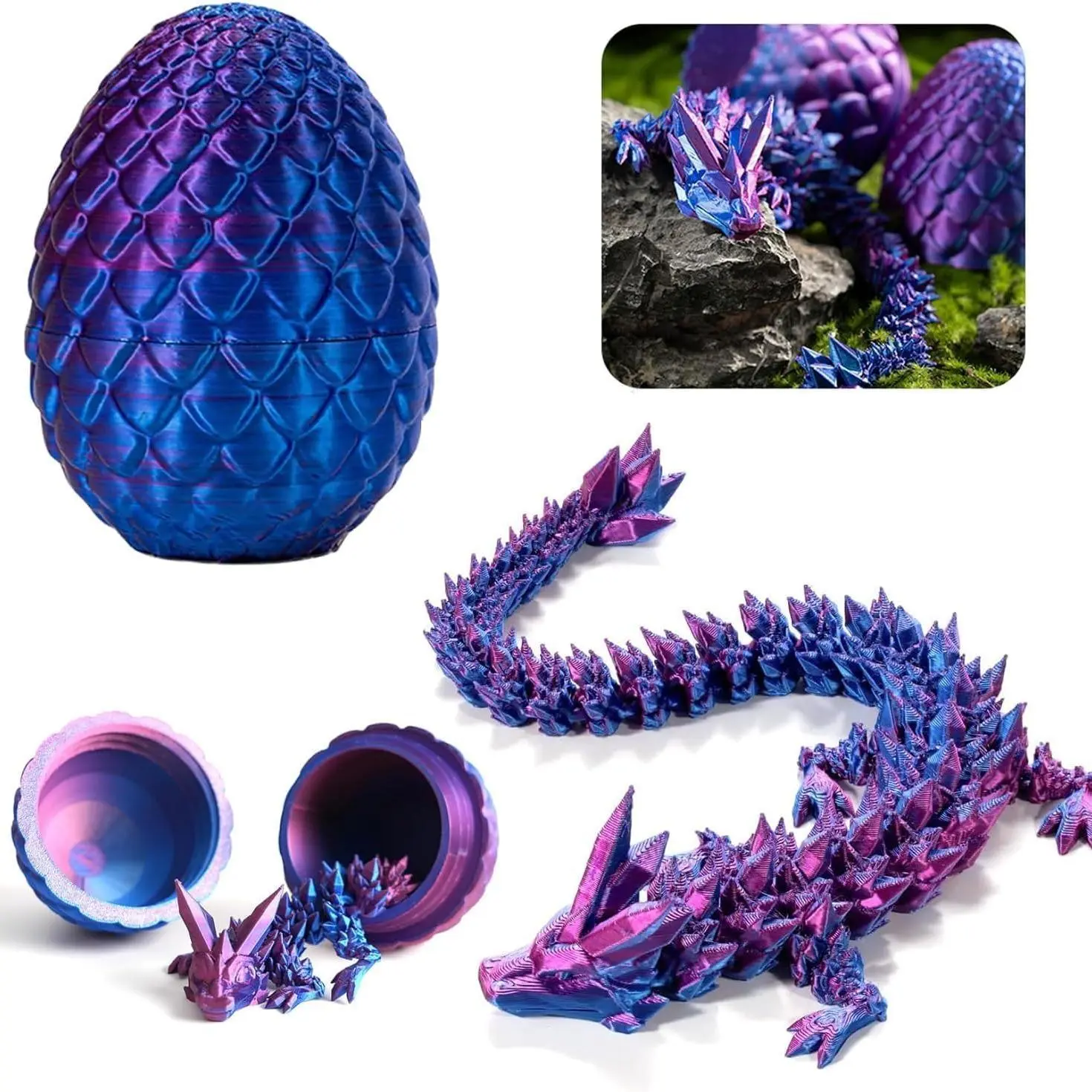 3D Printing Dragon Design Easter Decorations, Easter Basket Stuffers ...