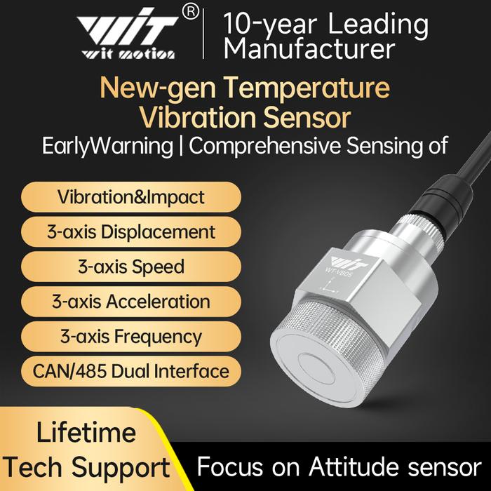 Promo WitMotion WTVB05 Temperature Vibration 3 axial Acceleration ...
