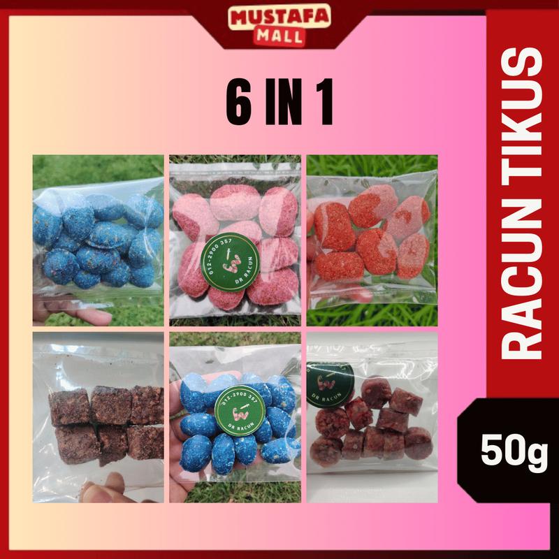Racun Tikus Bait Pelbagai Jenis Repack 50g - Storm Matikus Ratgone ...