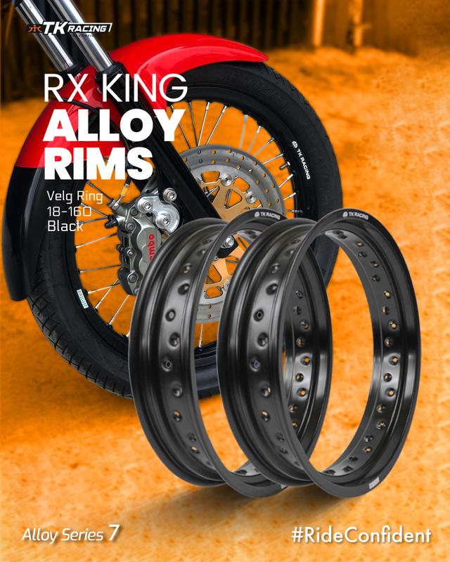 TK VELG ALMU RX KING BLACK BRIGHT 18-160 & 18-185 WM 36H Outdoor - Shop ...