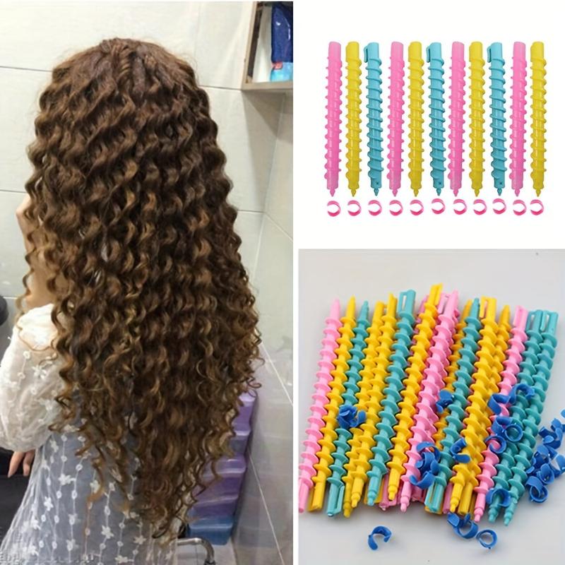 Set Pengeriting Rambut Lingkaran Putar Mudah, 20pcs, Batang Perm ...