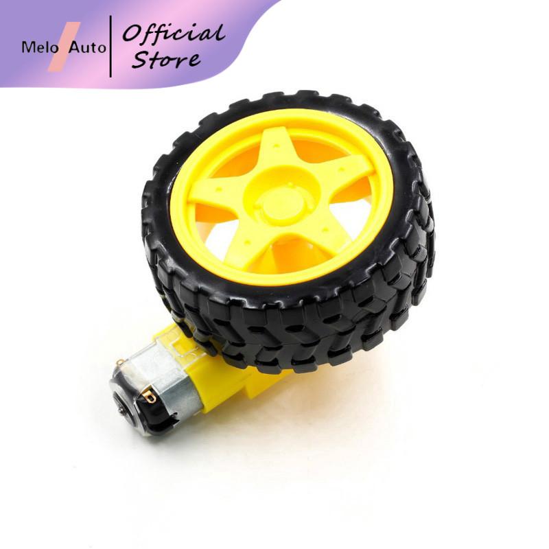 Yellow DC TT Motor + Wheel Smart Car Robot Gear Geared Motor - TikTok ...