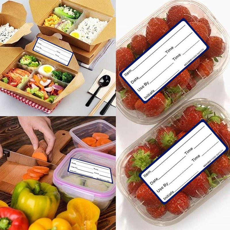 300pcs/roll Self-Adhesive Removable Food Storage Label Waterproof ...