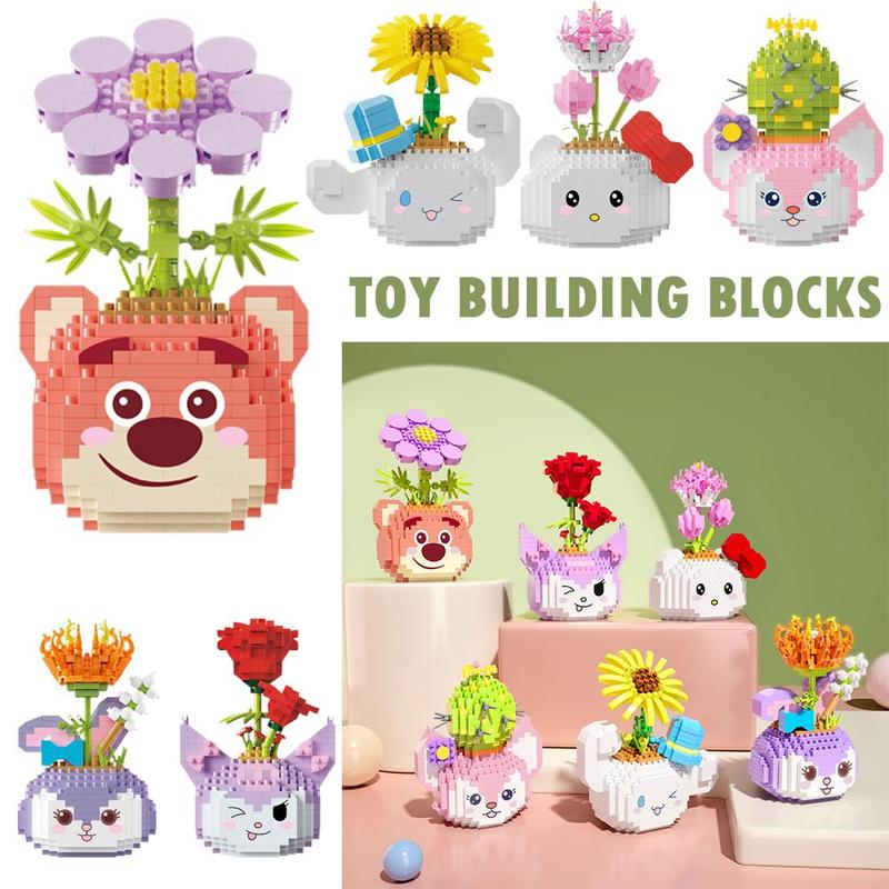 Blok Bangunan, Anak Patung Kartun dan Rekaan Bunga Pasu, Gerudi ...