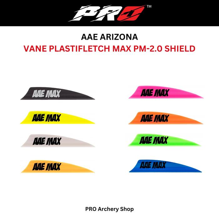 Promo AAE VANE PLASTIFLETCH MAX PM 2.0 SHIELD / VANES AAE MAX 2 INCHI ...