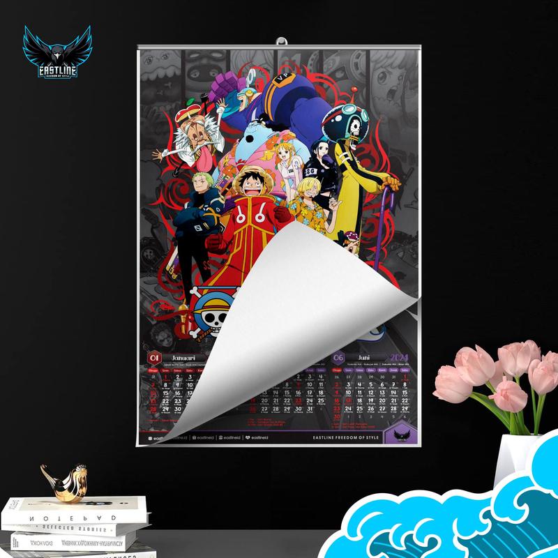 Kalender Dinding Wall Calender Anime 2024 Isi 4 Lembar AP150 Ukuran A3 ...