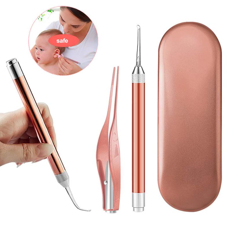 【SG Ready Stock】LED Flashlight Ear Pick Ear Wax Removal Tool - TikTok ...