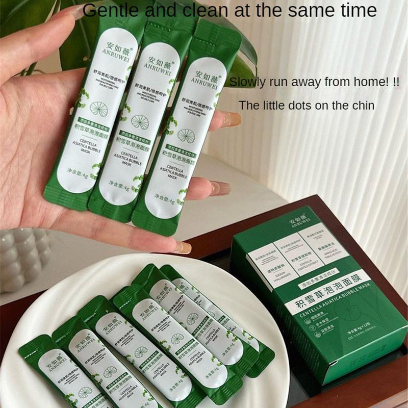 An Ruwei Centella asiatica Bubble facial mask Moisturize the - TikTok ...