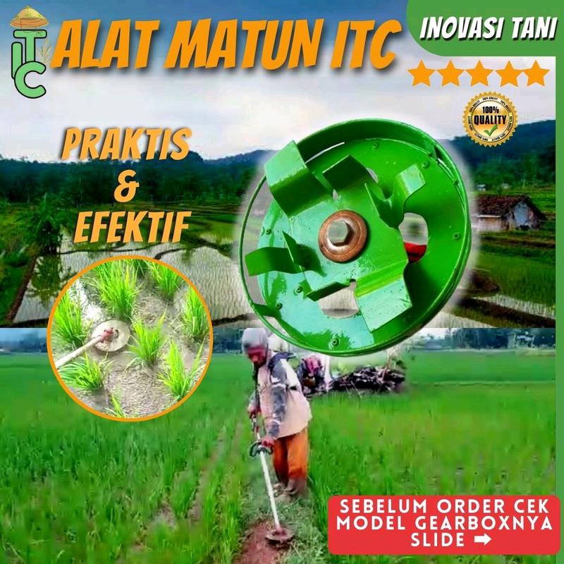Alat Matun Padi Praktis Multiguna Mata Pisau Mesin Potong Rumput ...