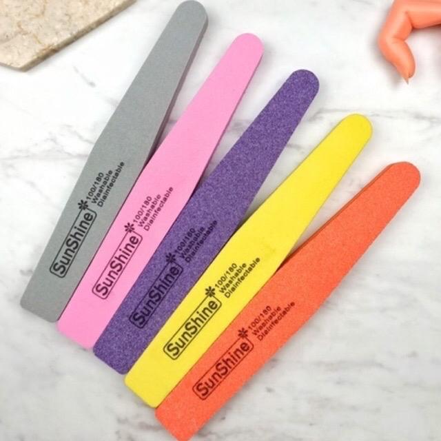 BUFFER SUNSHINE PATAH DIAMOND 100/180 washable nail buffer art kikir ...