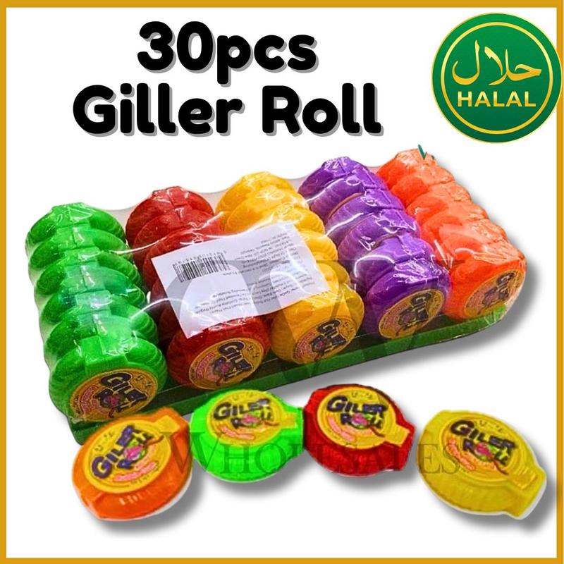 30pcs QeQe Giler Roll Bubble Gum｜Halal Certified｜Jomei Mixed - TikTok ...