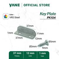 Jual Plat Kunci laci / Key Plate PK104 "L" Thick shape Yane Steel (4Pcs ...