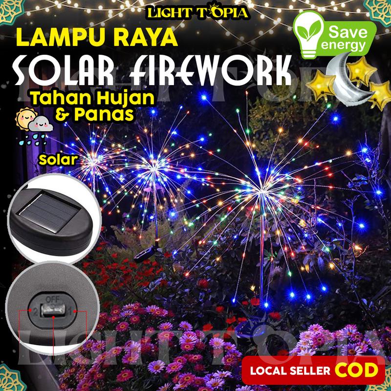 【Solar Firework Light - 180 | 150 | 120 | 90LED】2025 Viral Outdoor ...