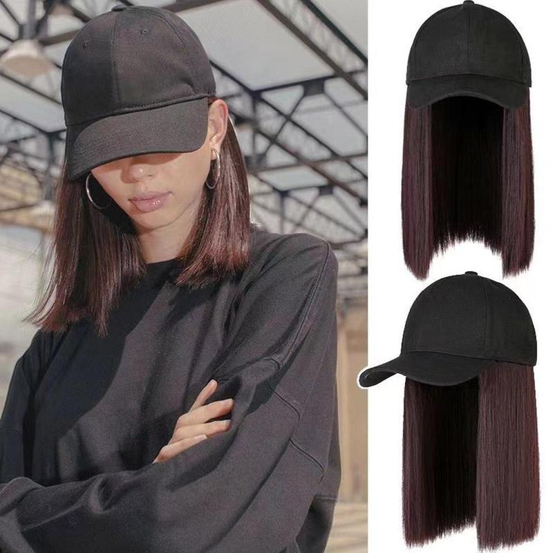 1Pcs Women's Wig Hat Hair Extension Hat Synthetic Wig Sun Ha - TikTok ...