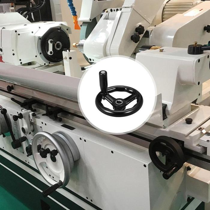 Jual 12 * 100mm Hand Wheel Dengan Gagang Putar Untuk Mesin Milling ...