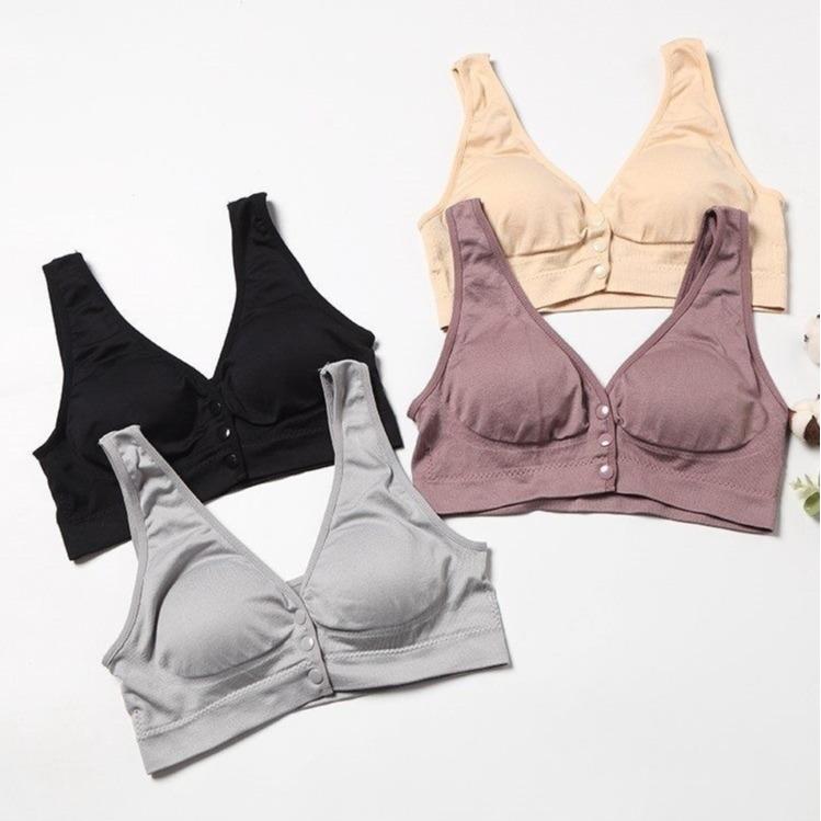 SB-117 ชุดชั้นในกระดุมหน้า ยกทรงผู้ใหญ่แฟชั่น เสื้อผ้า - TikTok Shop Thailand