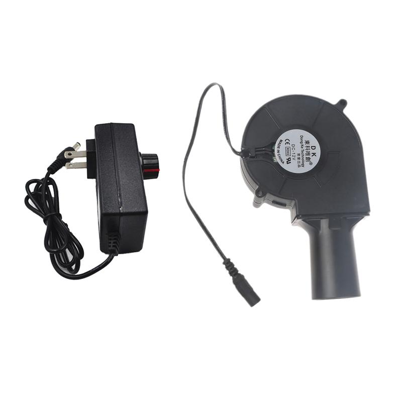 12V BBQ Fan with AC 100-240V Variable Speed Controller Adapter - TikTok ...