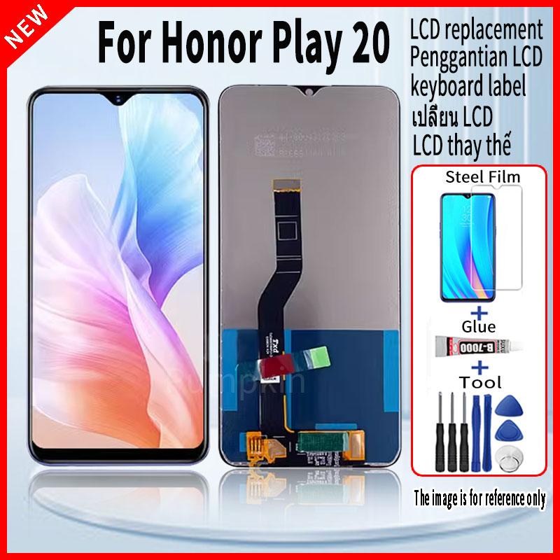 Skrin Paparan LCD Sentuh Telefon, Untuk Honor Play 20 KOZ-AL00 ...