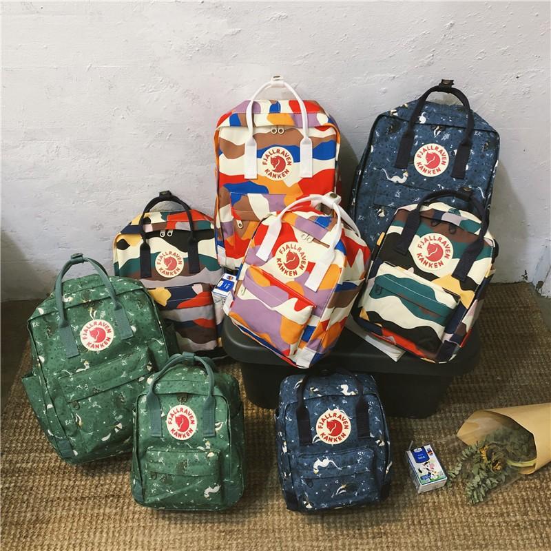 Beg galas seni Kanken, Fjallraven / Fox Art Arktik, reka bentuk ...