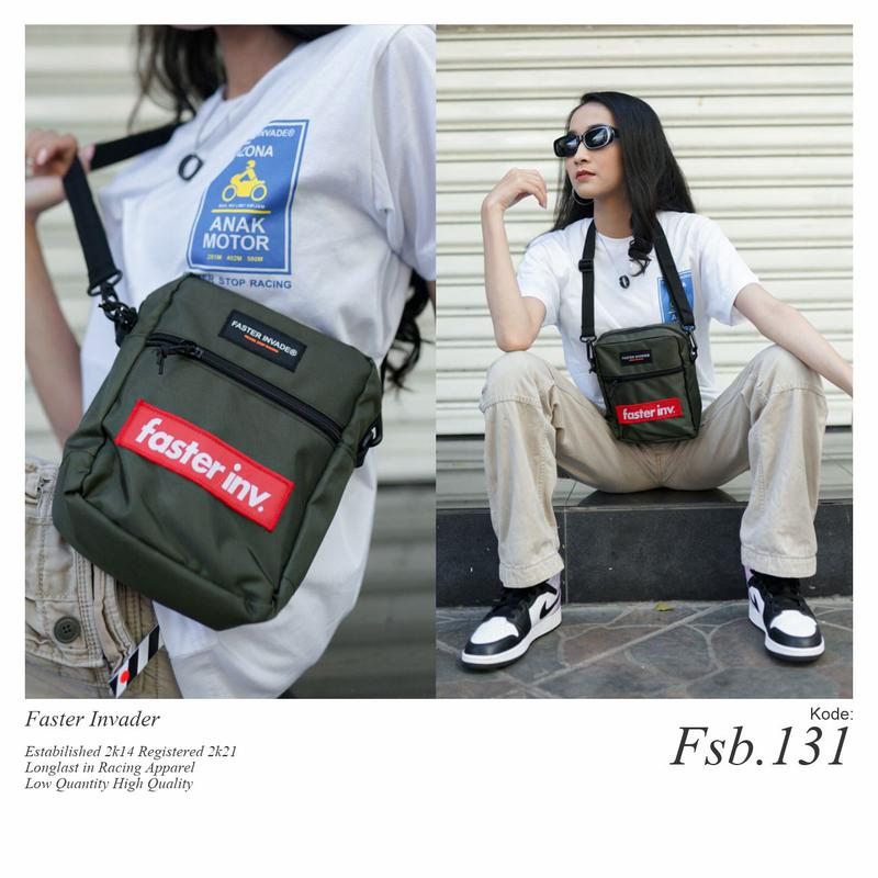 tas slingbag faster invader army - Shop | Tokopedia