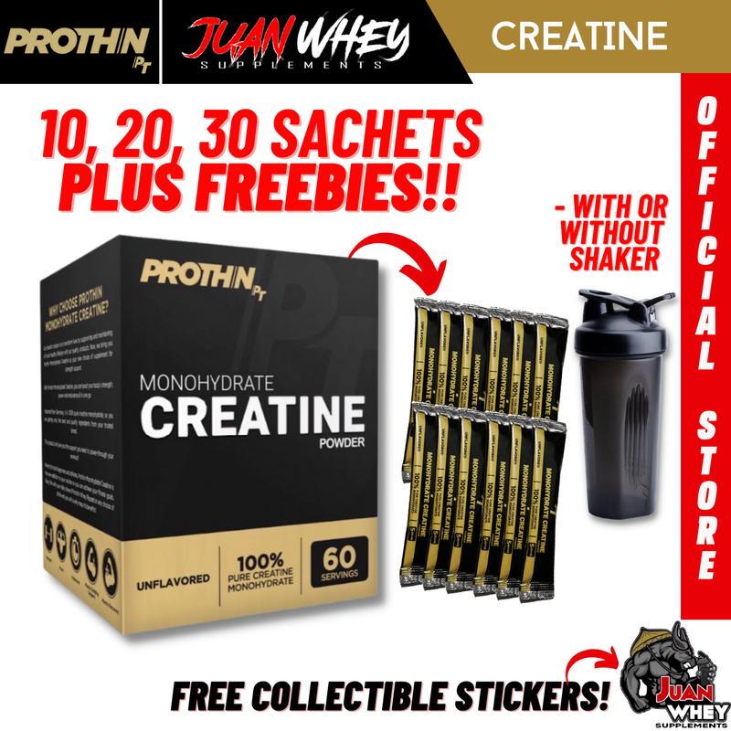 Prothin Creatine Monohydrate Powder - 20 | 30 Sachets - TikTok Shop ...