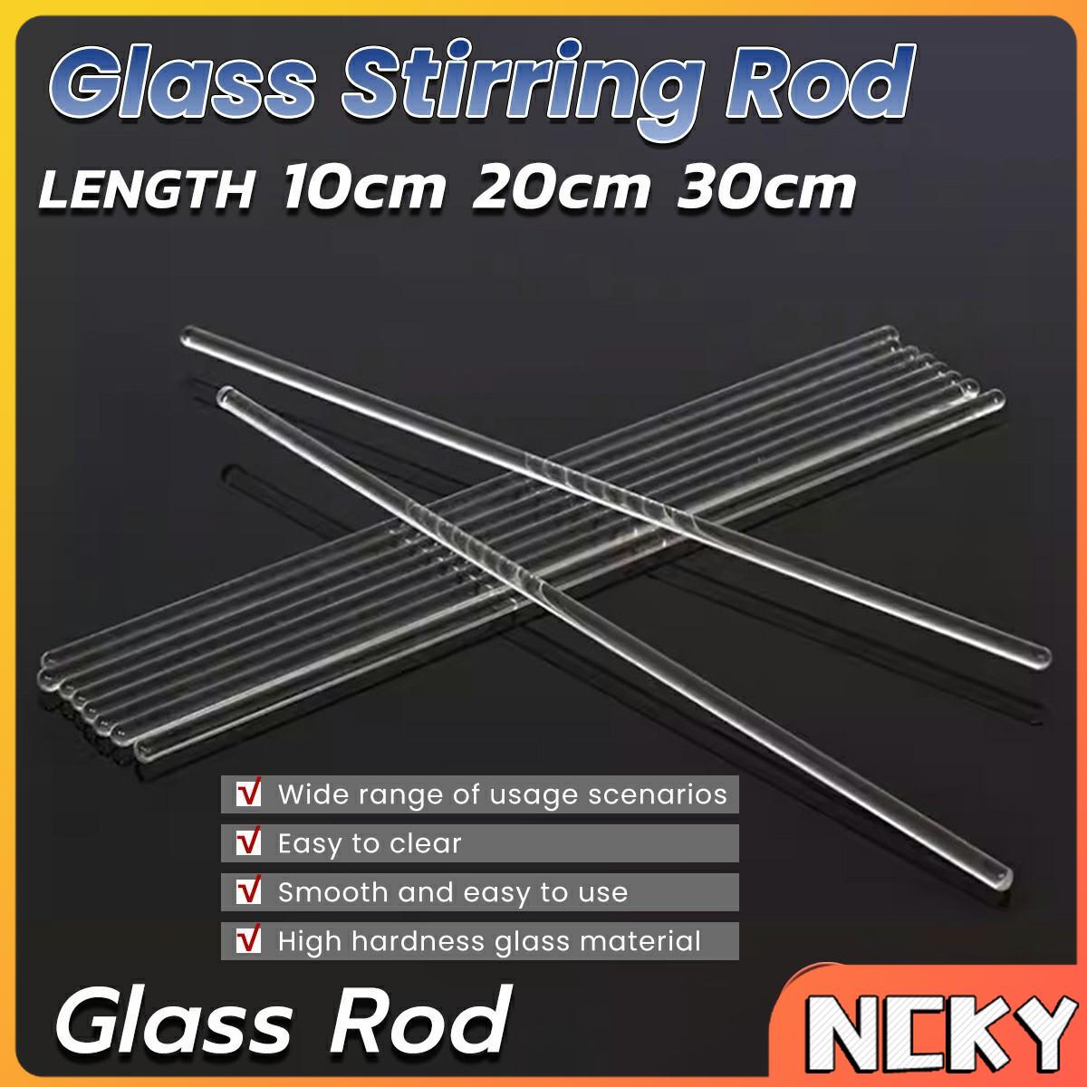Glass Stirring Rod Laboratory tools 10cm 20cm 30cm for Science, Lab ...
