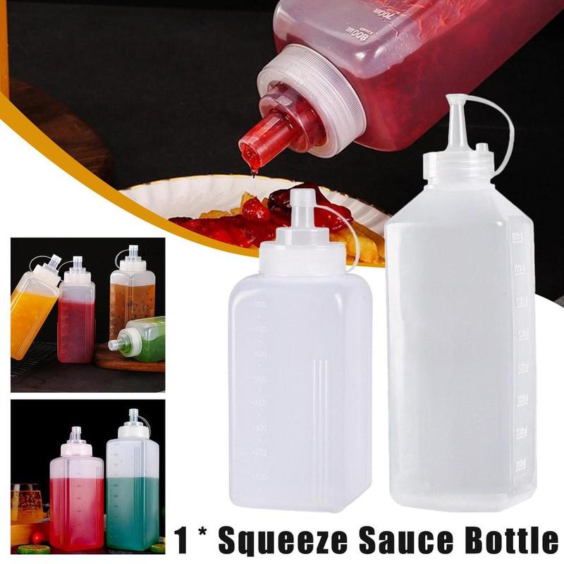 Botol Picit Plastik Dapur, Kapasiti 800 / 1000ml, Dispenser Perasa ...