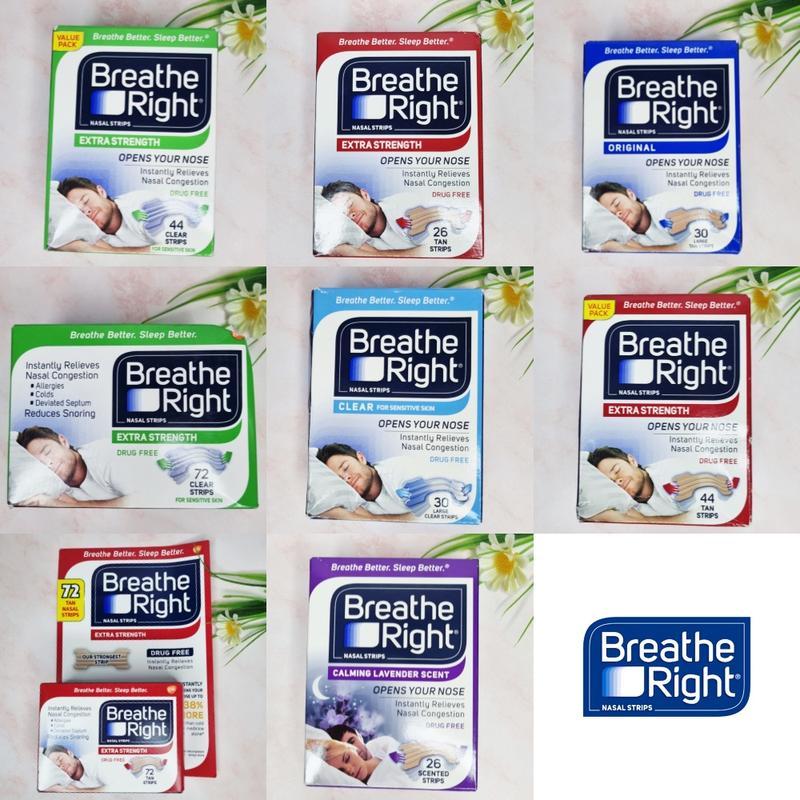 [Breathe Right] Nasal Strips Extra Strength Opens Your Nose Clear ...