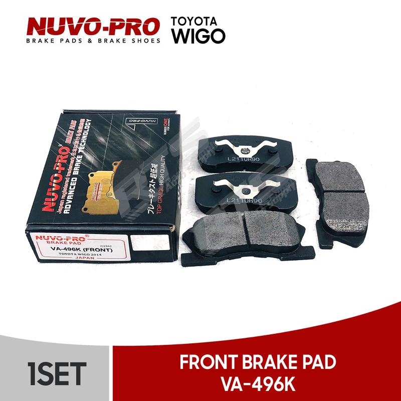 Nuvo-Pro Front Brake Pad Toyota Wigo G 2014 - 2022 (Manual / - TikTok ...