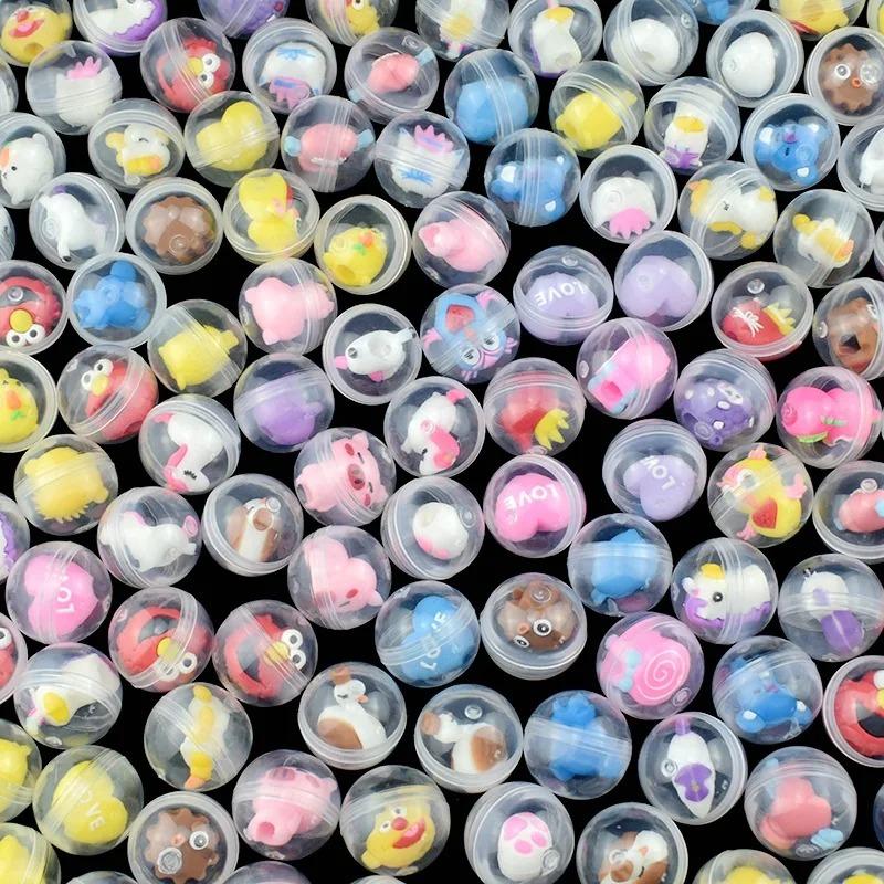 10pcs 32mm Novelty Funny Relaxing Toy Mixed Surprise Egg Capsule ...