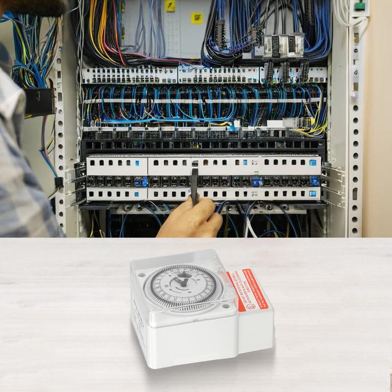Mechanical Timer AC220V Analogue Timer 24 Hours 15 Minutes DIN - TikTok ...