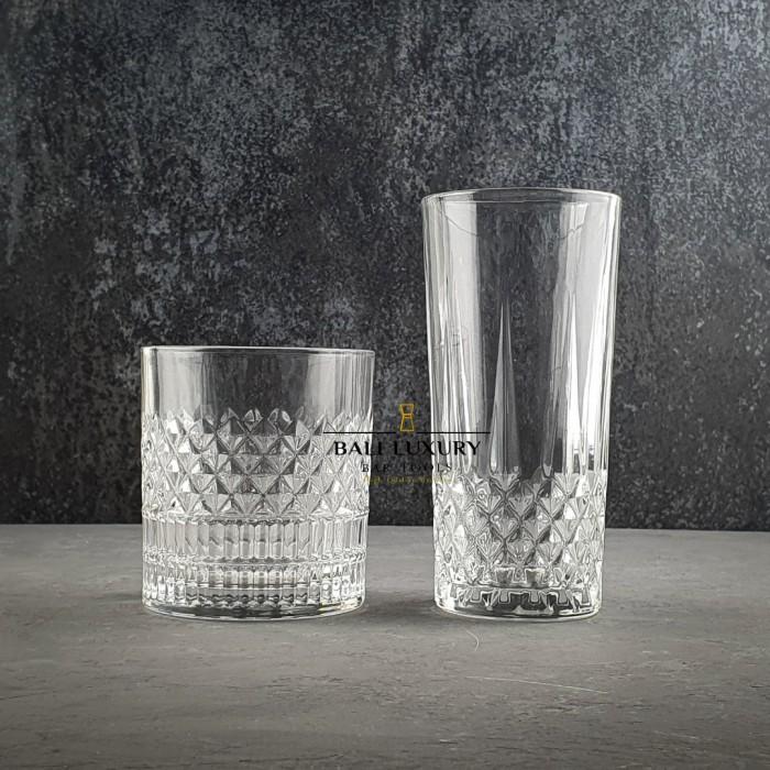 Jual Highball Rock Glass Diamond Point Gelas - Rock 350ml - Kota ...