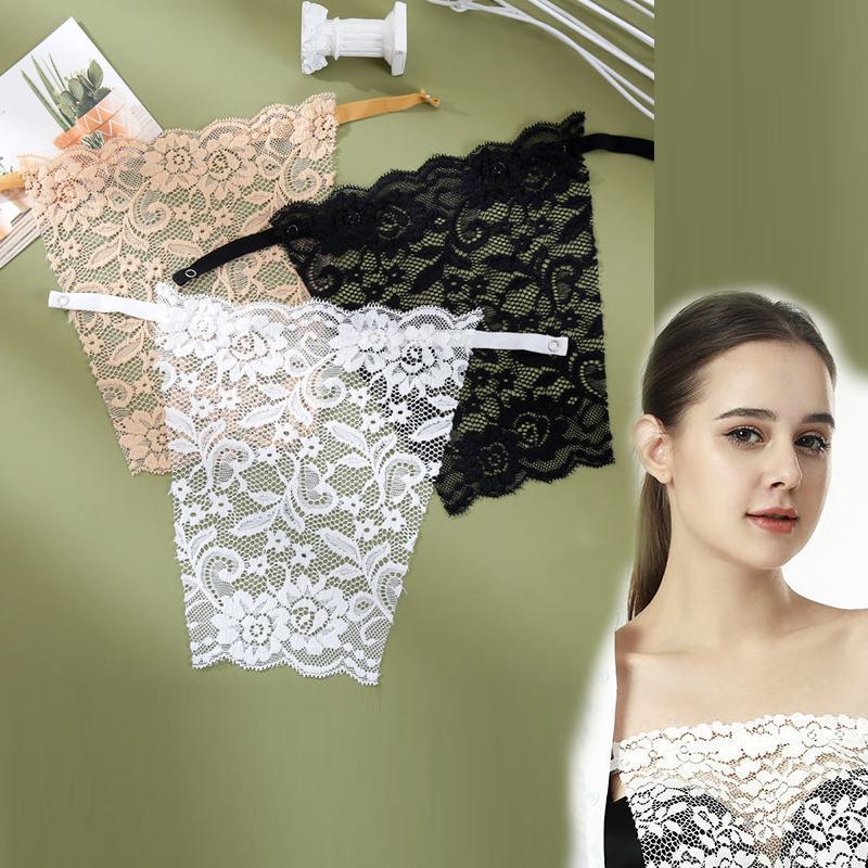 Lace Breathable Strapless Bra Wrap Sexy Insert Wrap Bra Wome - TikTok ...
