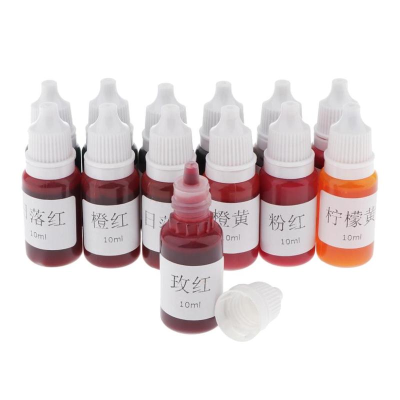 Set Pewarna Sabun, Bekas 10ml, Sesuai untuk Bekalan Mandian DIY ...