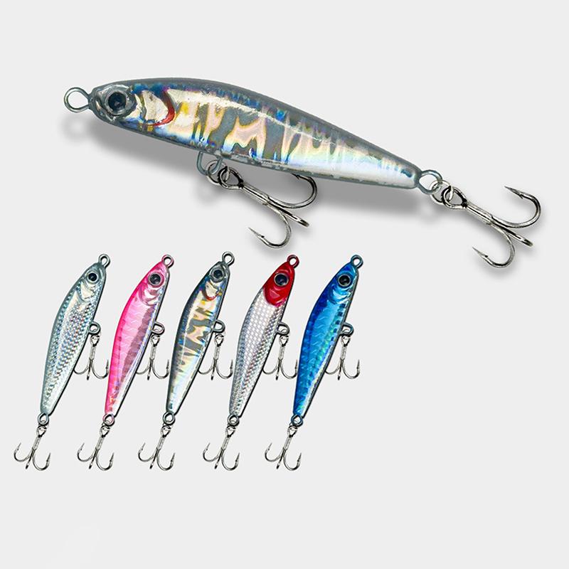 Metal Jig Fishing Lure 10g-22g Trolling Hard Bait Bass Sinking - TikTok ...