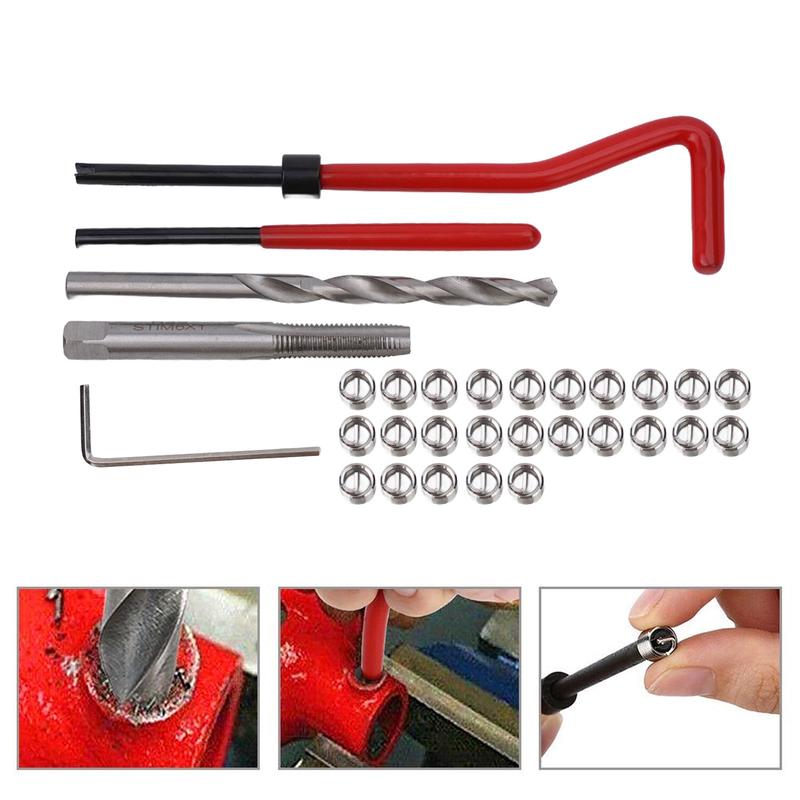 Kit Pembaikan Benang Metrik, 30 Keping / Set, Alat Set Gegelung ...