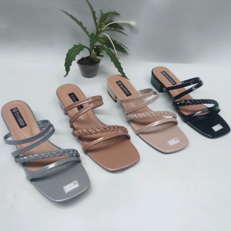 sandal wanita heels kondangan hak tahu 3cm kepang terbaru - Shop ...