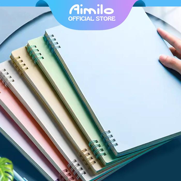 Promo [READY] Aimilo Notebook Koil 8 LubangYang Ditingkatkan Buku Diary ...